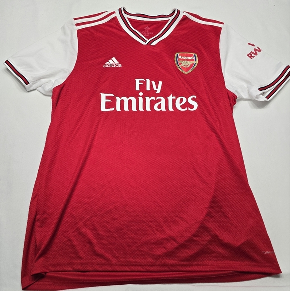 adidas | Shirts | Adidas Fly Emirates Arsenal Visit Rwanda Soccer Red ...